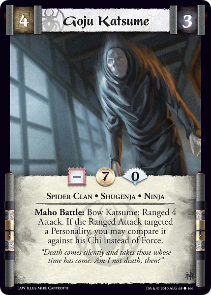 Goju Katsume/card | L5r: Legend of the Five Rings Wiki | Fandom