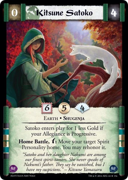 Kitsune Satoko/card | L5r: Legend of the Five Rings Wiki | Fandom