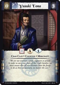 Yasuki Tono/card | L5r: Legend of the Five Rings Wiki | Fandom
