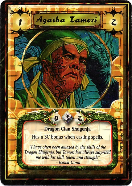 Agasha Tamori/card | L5r: Legend of the Five Rings Wiki | Fandom