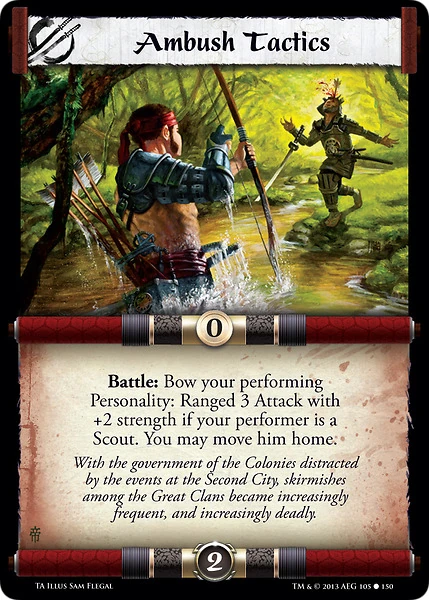 Ambush Tactics/card | L5r: Legend of the Five Rings Wiki | Fandom