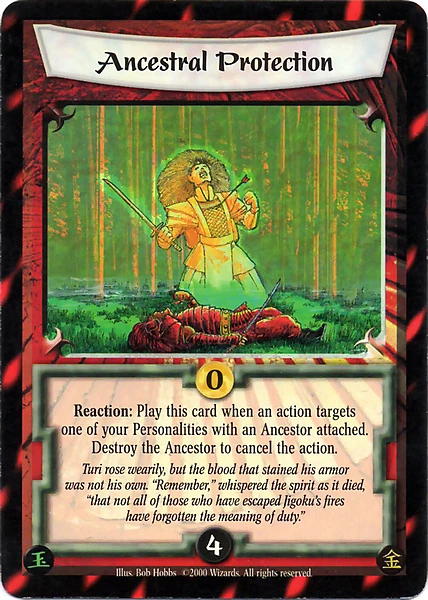 Ancestral Protection/card | L5r: Legend of the Five Rings Wiki | Fandom