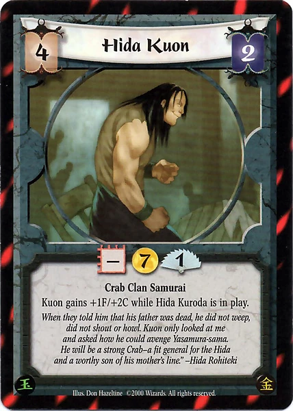 Hida Kuon/card | L5r: Legend of the Five Rings Wiki | Fandom
