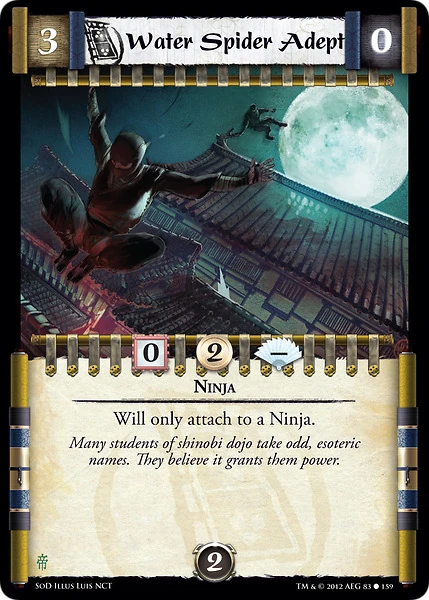 Water Spider Adept/card | L5r: Legend of the Five Rings Wiki | Fandom
