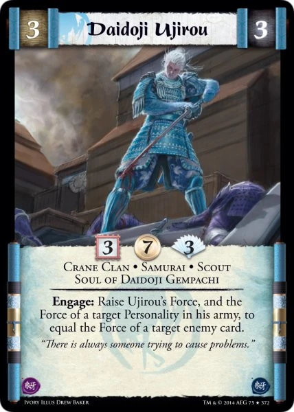 Daidoji Ujirou/card | L5r: Legend of the Five Rings Wiki | Fandom