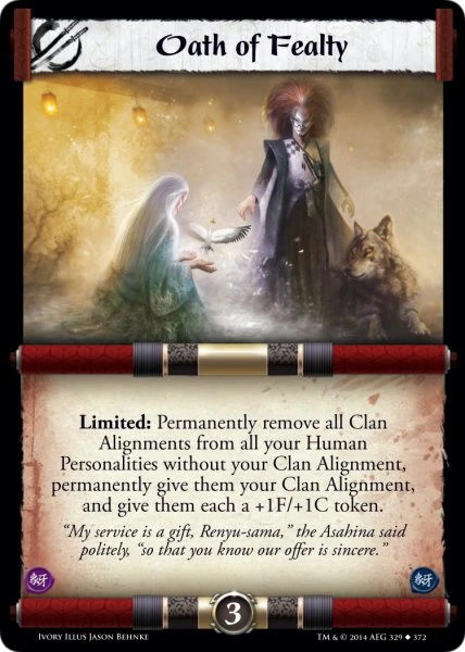 Oath of Fealty/card3 | L5r: Legend of the Five Rings Wiki | Fandom
