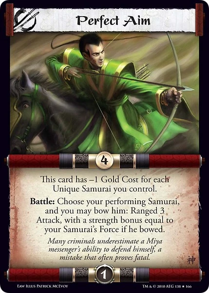 Perfect Aim/card | L5r: Legend of the Five Rings Wiki | Fandom