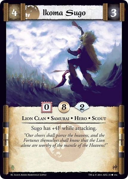Ikoma Sugo/card | L5r: Legend of the Five Rings Wiki | Fandom
