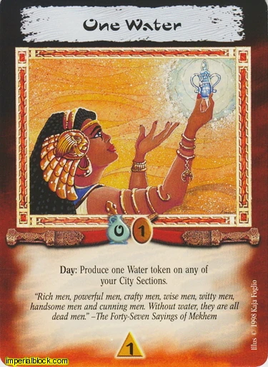 One Water/card | L5r: Legend of the Five Rings Wiki | Fandom