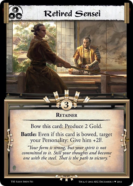 Retired Sensei/card | L5r: Legend of the Five Rings Wiki | Fandom