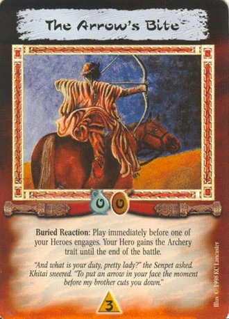 The Arrow's Bite/card | L5r: Legend of the Five Rings Wiki | Fandom