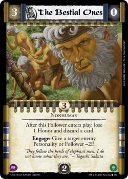 The Bestial Ones/card | L5r: Legend of the Five Rings Wiki | Fandom