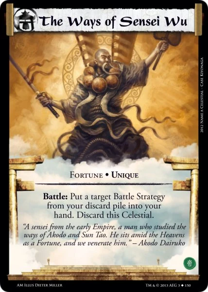 The Ways of Sensei Wu/card | L5r: Legend of the Five Rings Wiki | Fandom