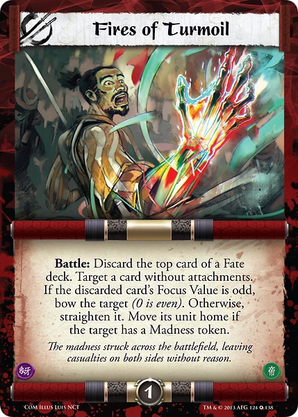 Fires of Turmoil/card | L5r: Legend of the Five Rings Wiki | Fandom