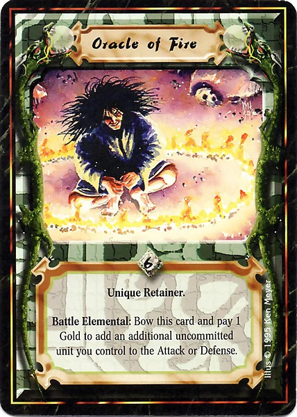 Oracle of Fire/card | L5r: Legend of the Five Rings Wiki | Fandom
