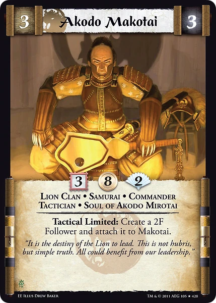 Akodo Makotai/card | L5r: Legend of the Five Rings Wiki | Fandom