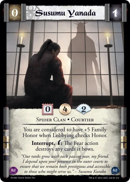 Susumu Yanada/card | L5r: Legend of the Five Rings Wiki | Fandom