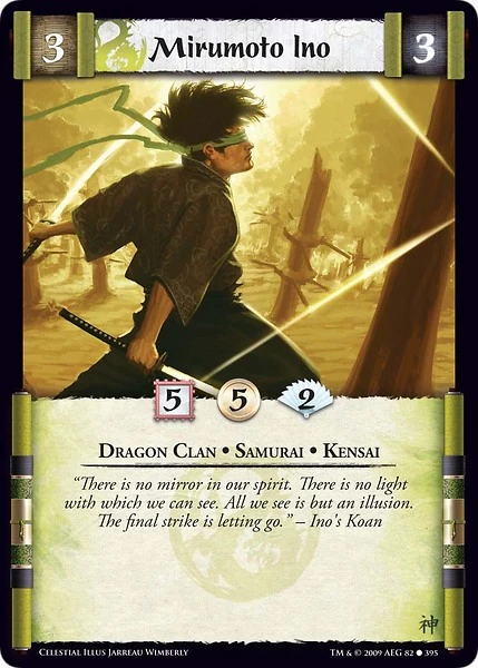 Mirumoto Ino/card | L5r: Legend of the Five Rings Wiki | Fandom