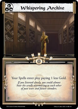 Whispering Archive/card | L5r: Legend of the Five Rings Wiki | Fandom