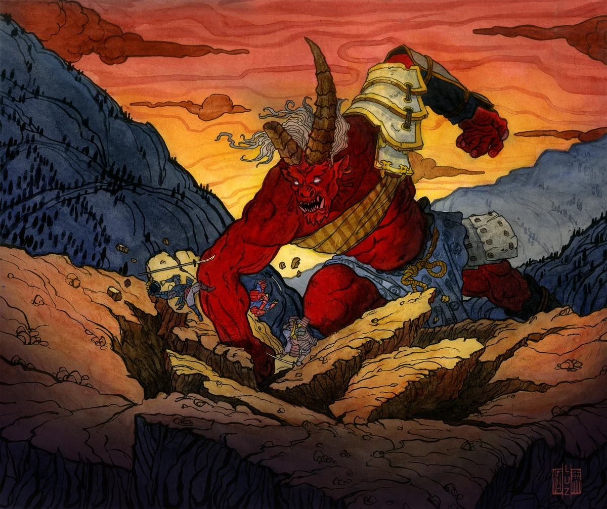 Crimson Mountain Oni | L5r: Legend of the Five Rings Wiki | Fandom