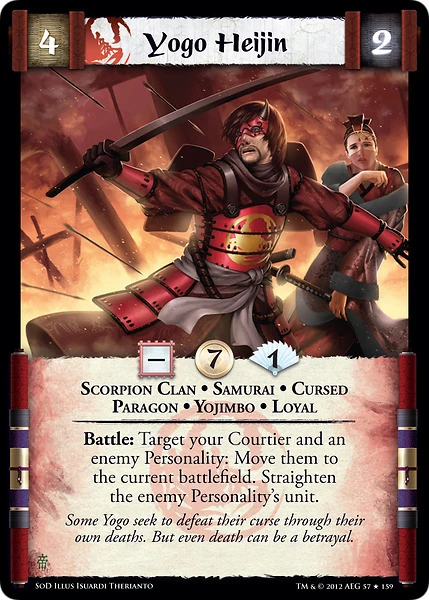Yogo Heijin/card | L5r: Legend of the Five Rings Wiki | Fandom