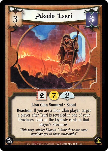Akodo Tsuri/card | L5r: Legend of the Five Rings Wiki | Fandom