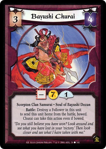 Bayushi Churai/card | L5r: Legend of the Five Rings Wiki | Fandom