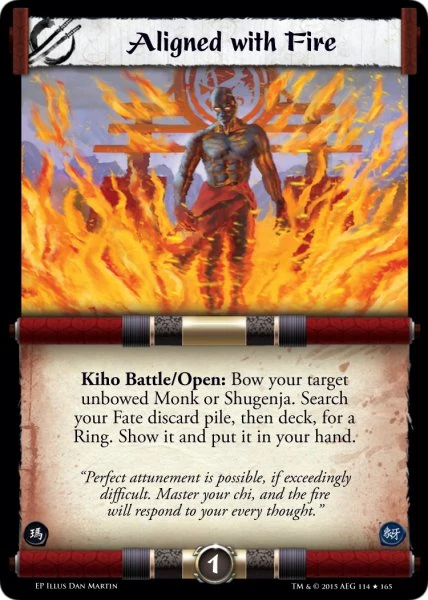 Aligned with Fire/card | L5r: Legend of the Five Rings Wiki | Fandom