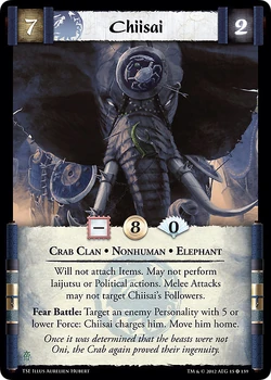Chiisai/card | L5r: Legend of the Five Rings Wiki | Fandom