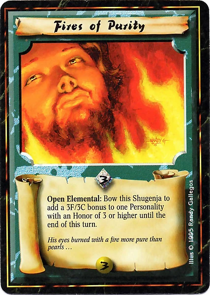 Fires of Purity/card | L5r: Legend of the Five Rings Wiki | Fandom