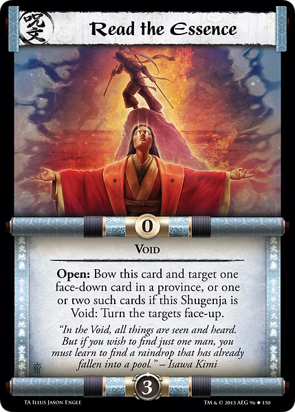 Read the Essence/card | L5r: Legend of the Five Rings Wiki | Fandom