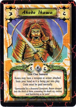 Akodo Ikawa/card | L5r: Legend of the Five Rings Wiki | Fandom