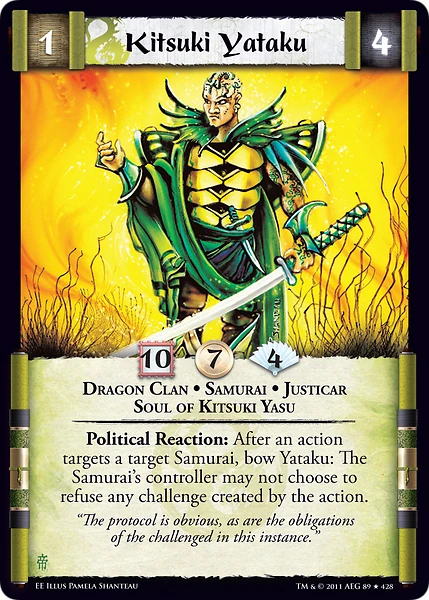 Kitsuki Yataku/card | L5r: Legend of the Five Rings Wiki | Fandom