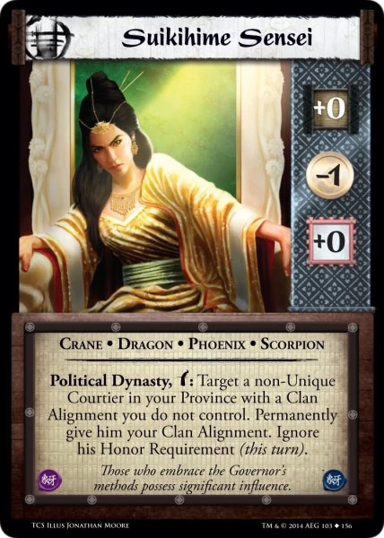 Suikihime Sensei/card | L5r: Legend of the Five Rings Wiki | Fandom