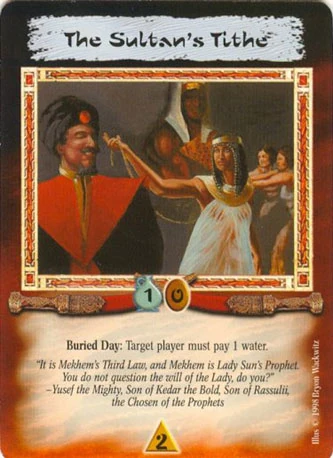 The Sultan's Tithe/card | L5r: Legend of the Five Rings Wiki | Fandom