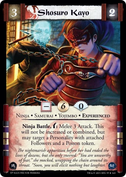 Shosuro Kayo Exp/card | L5r: Legend of the Five Rings Wiki | Fandom