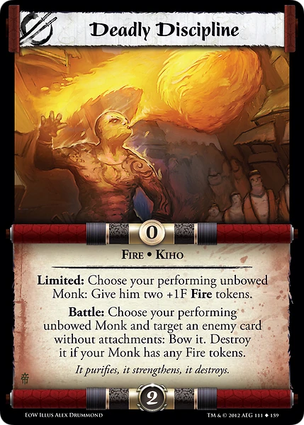 Deadly Discipline/card | L5r: Legend of the Five Rings Wiki | Fandom