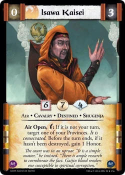 Isawa Kaisei/card | L5r: Legend of the Five Rings Wiki | Fandom