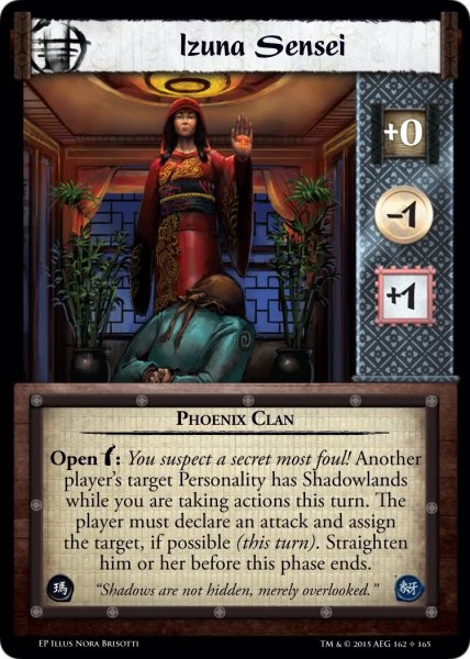Izuna Sensei/card | L5r: Legend of the Five Rings Wiki | Fandom