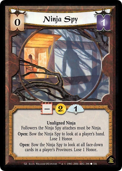 Ninja Spy/card2 | L5r: Legend of the Five Rings Wiki | Fandom