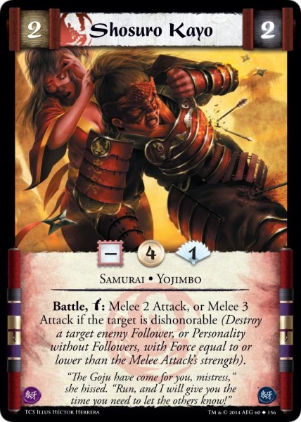 Shosuro Kayo/card | L5r: Legend of the Five Rings Wiki | Fandom