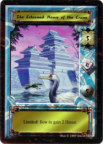 The Esteemed House of the Crane/card3 | L5r: Legend of the Five Rings ...