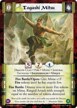 Togashi Mitsu Inexp/card | L5r: Legend of the Five Rings Wiki | Fandom