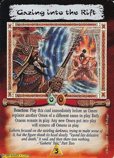 Gazing into the Rift/card | L5r: Legend of the Five Rings Wiki | Fandom