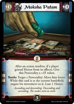 Moksha Patam/card | L5r: Legend of the Five Rings Wiki | Fandom