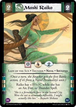 Moshi Raiko/card | L5r: Legend of the Five Rings Wiki | Fandom