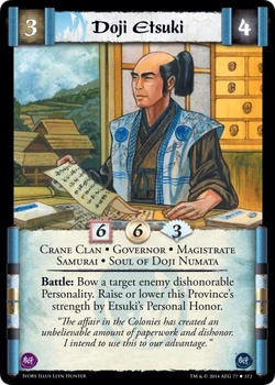 Doji Etsuki/card | L5r: Legend of the Five Rings Wiki | Fandom