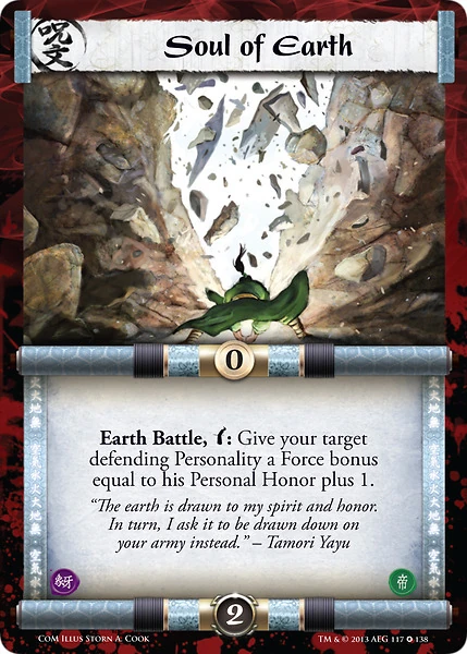 Soul of Earth/card | L5r: Legend of the Five Rings Wiki | Fandom