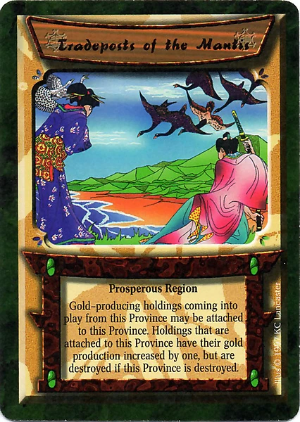 Tradeposts of the Mantis/card | L5r: Legend of the Five Rings Wiki | Fandom