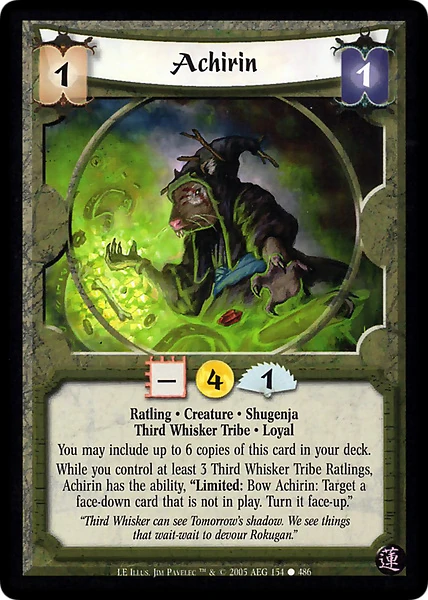 Achirin/card | L5r: Legend of the Five Rings Wiki | Fandom